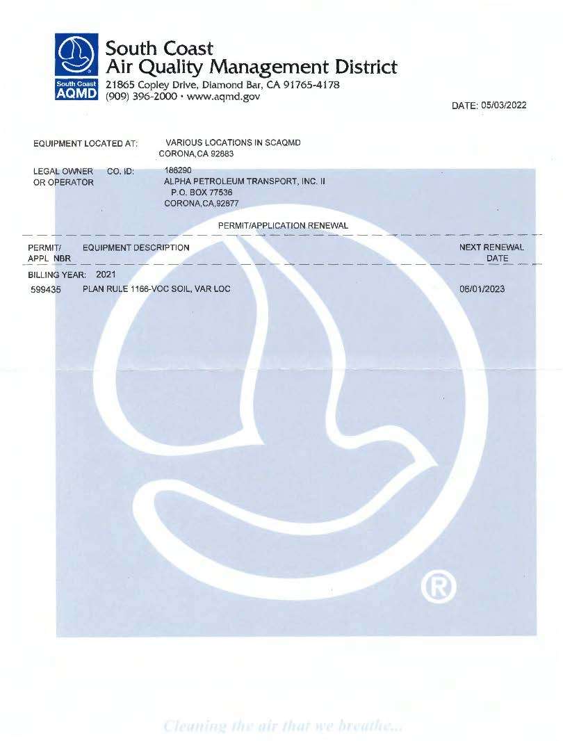 Documents | Alpha Petroleum Transport Inc II